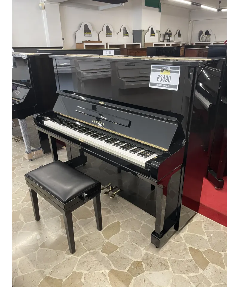 PIANOFORTE VERTICALE YAMAHA U3 NERO